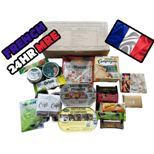 UK British MRE Ration Packs - 24Hr Meals with 4000 Kcal